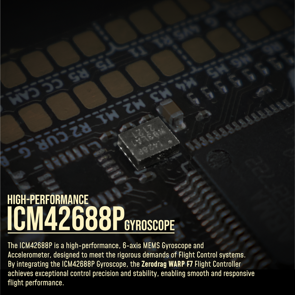Zerodrag Warp F7 Flight Controller – Fully Solder-Less Design with 12-