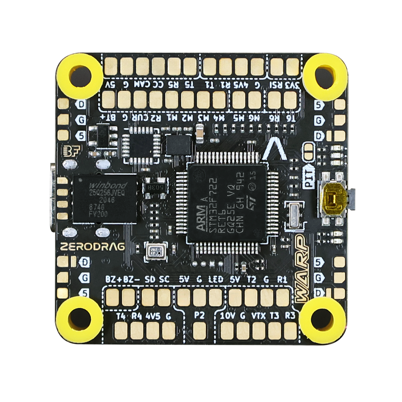 Zerodrag Warp F7 Flight Controller – Fully Solder-Less Design with 12-