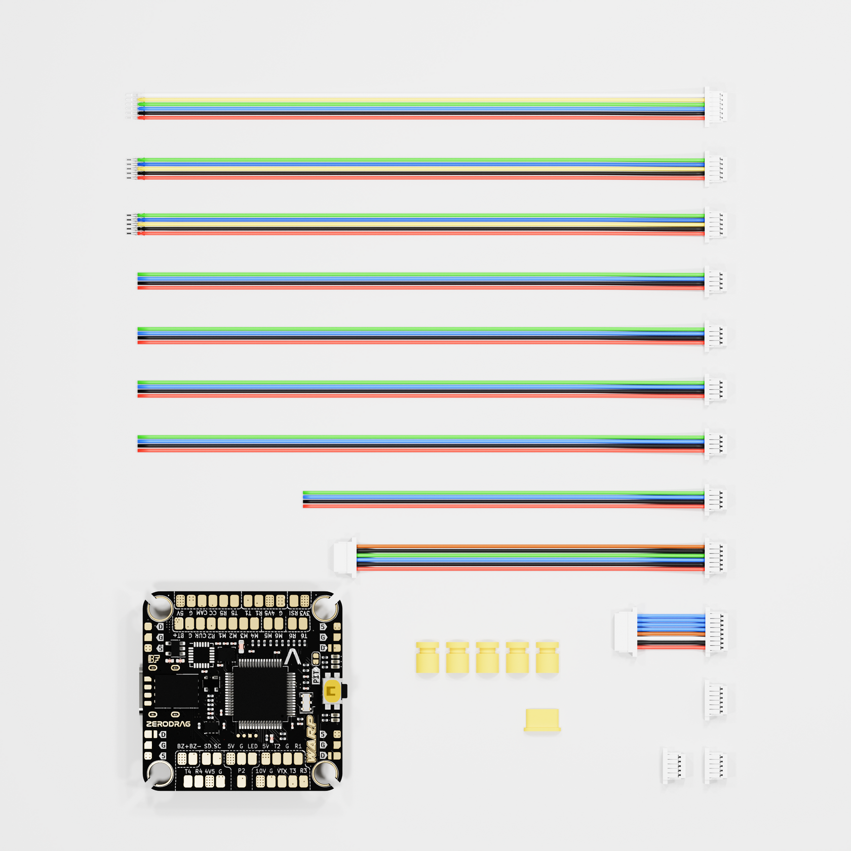 Zerodrag Warp F7 Flight Controller – Fully Solder-Less Design with 12-